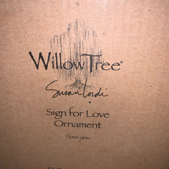 Demdaco | Other | Brand New Willow Tree Sign For Love Ornament | Poshmark
